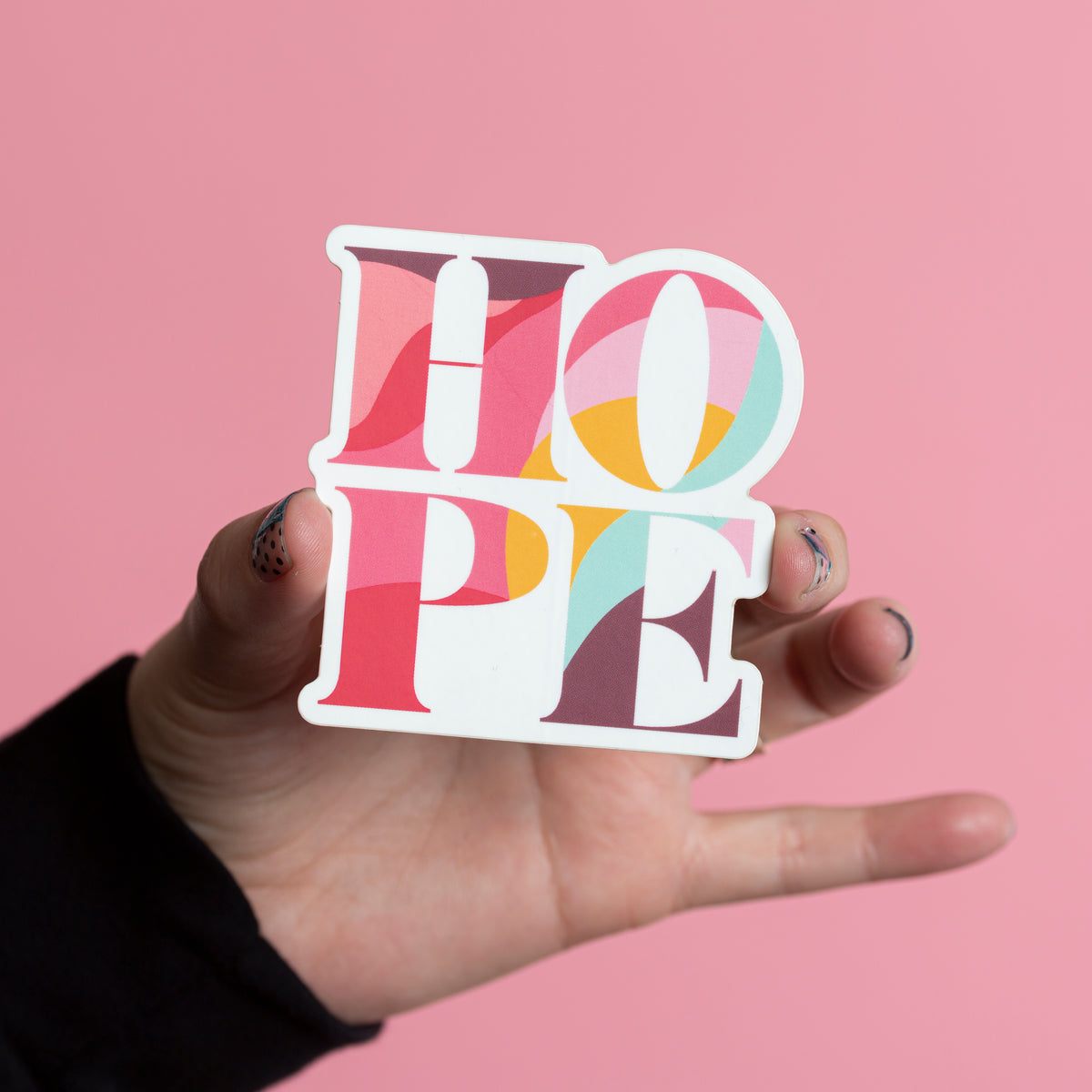 HOPE Sticker Breast Cancer Support - Multicolor - NBCF – NBCF Shop